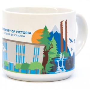 "UNIVERSITY OF VICTORIA" Campus Mug - UVIC Bookstore
